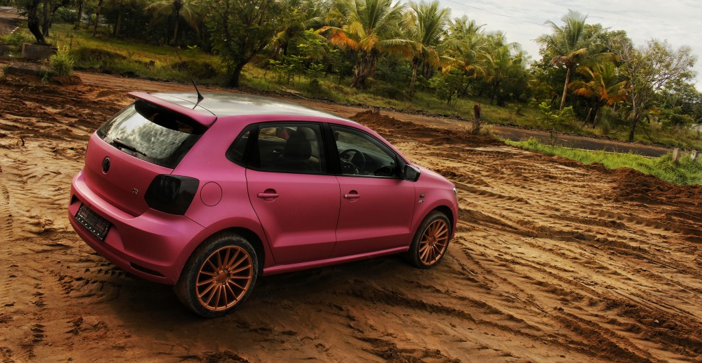 Matte Pink Metallic Polo | Wrapfolio